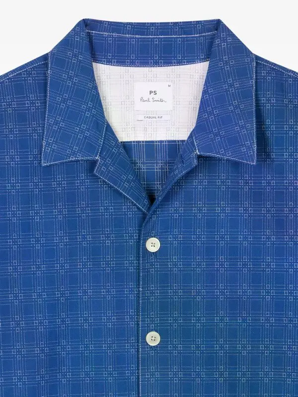 Paul Smith Camp-collar Checked Shirt