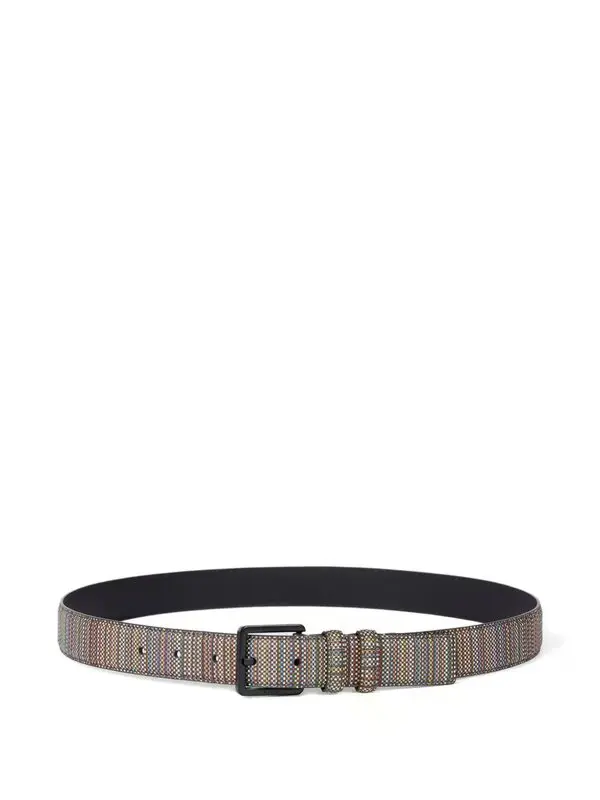 Paul Smith Woven Buckle Belt - Brown