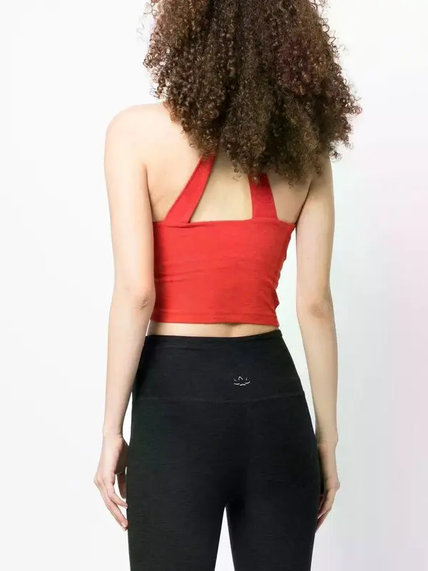 Beyond Yoga Spacedye Racerback Cropped Tank Top - Red