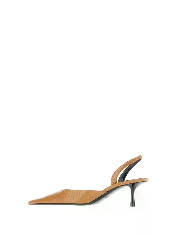 Saint Laurent Babylone Pointed Slingback Pumps