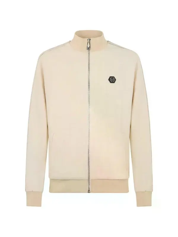 Philipp Plein Logo-patch Sweatshirt - Neutrals