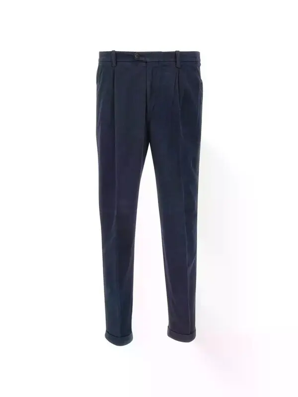DEVORE INCIPIT Pleated Trousers With Welt Pockets