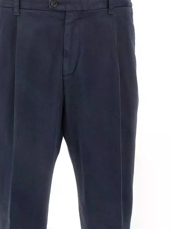 DEVORE INCIPIT Pleated Trousers With Welt Pockets