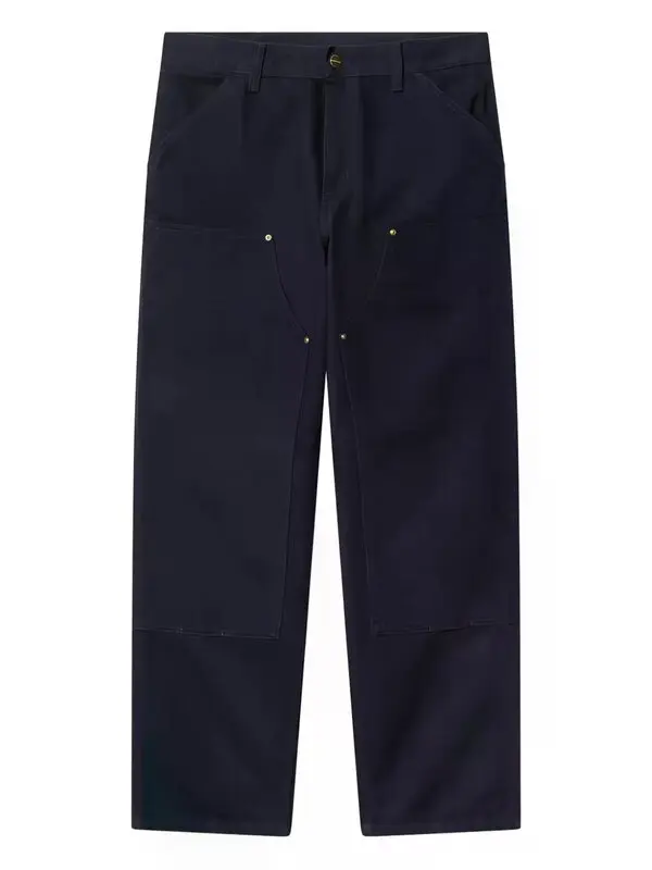 Carhartt Work In Progress Organic Cotton Straight-leg Trousers - Black