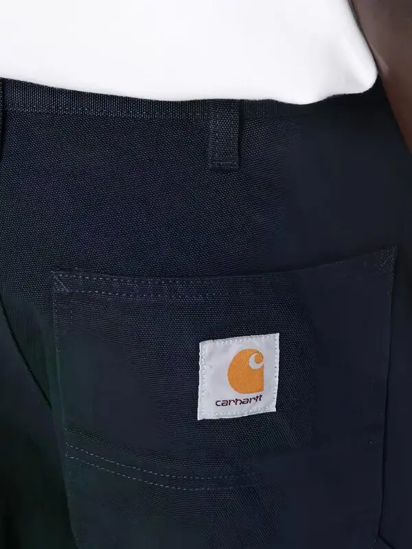 Carhartt Work In Progress Organic Cotton Straight-leg Trousers - Black