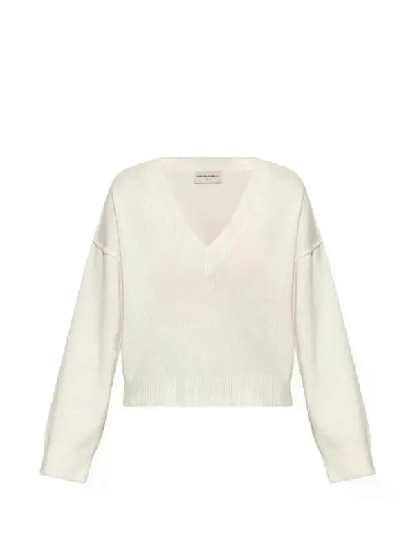 Officine Générale Misty V-neck Sweater - Neutrals