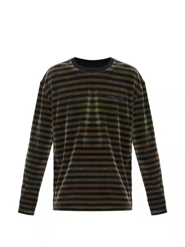 SAMSOE SAMSOE Striped Long-sleeved T-shirt