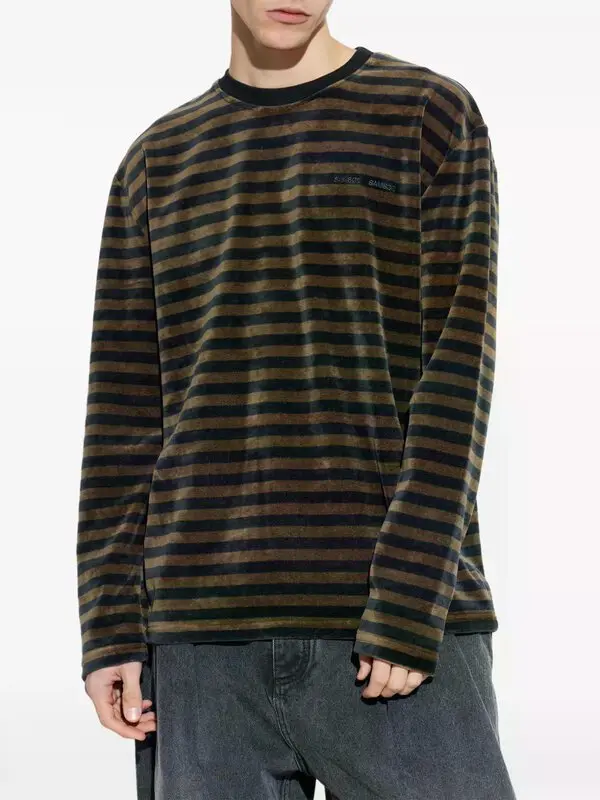 SAMSOE SAMSOE Striped Long-sleeved T-shirt