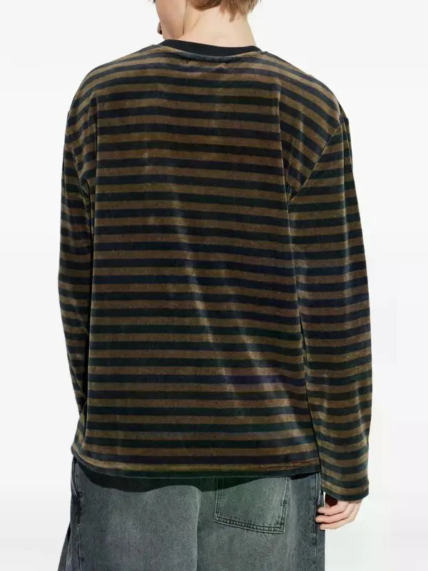 SAMSOE SAMSOE Striped Long-sleeved T-shirt