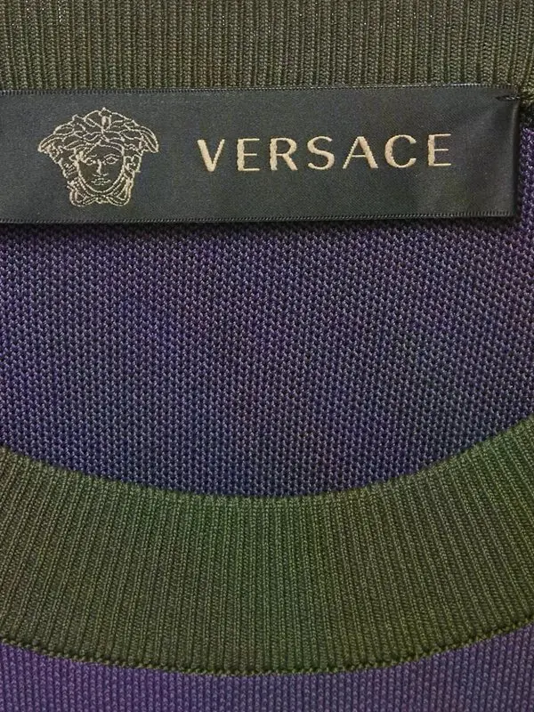 Versace Animal-print Jersey Top