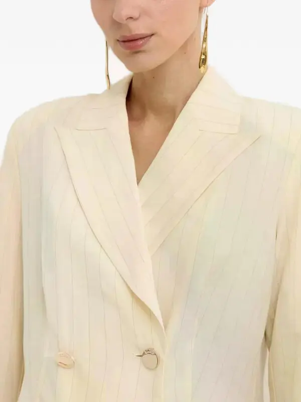Liu Jo Pinstripe Double-breasted Blazer