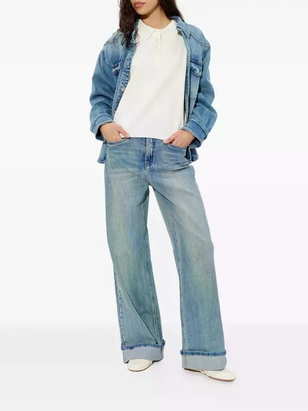 GESTUZ Cuffed Denim Jeans