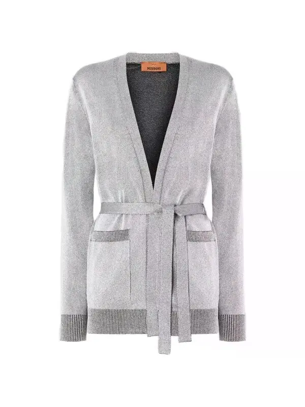 Missoni Belted Cardigan - Grey