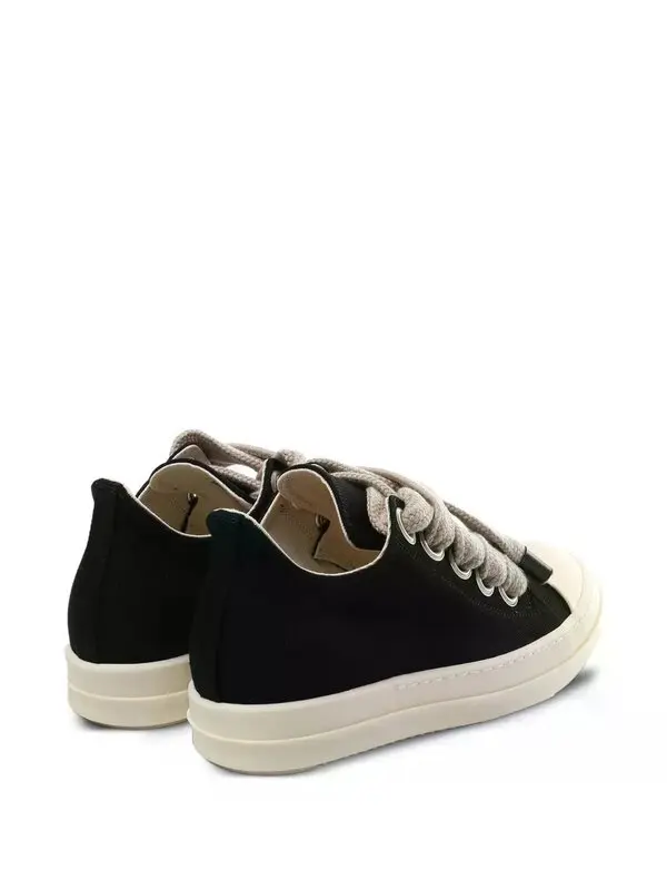 Rick Owens Canvas Toe-cap Sneakers - Black