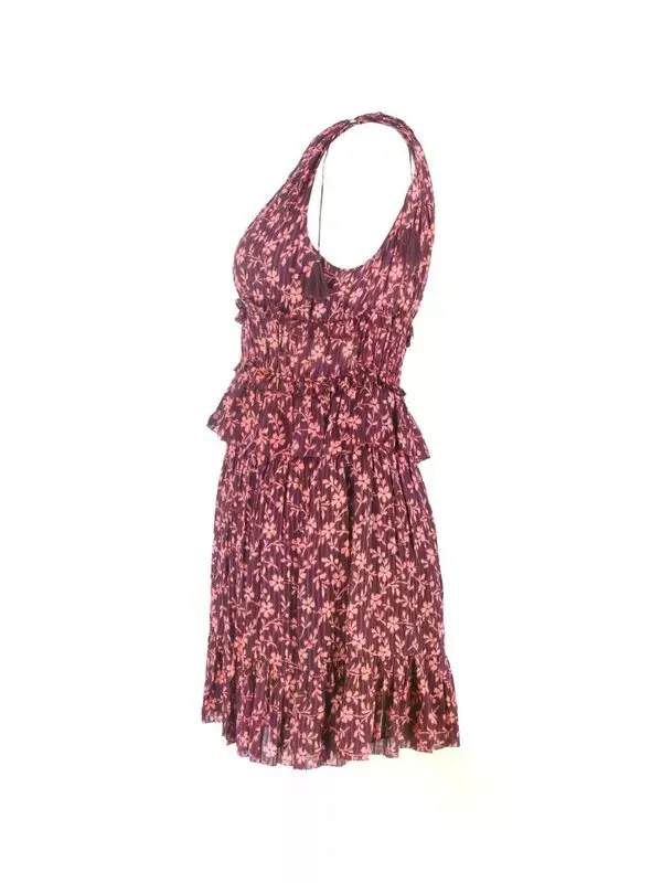 Ulla Johnson Noelle Floral-print Mini Dress - Red