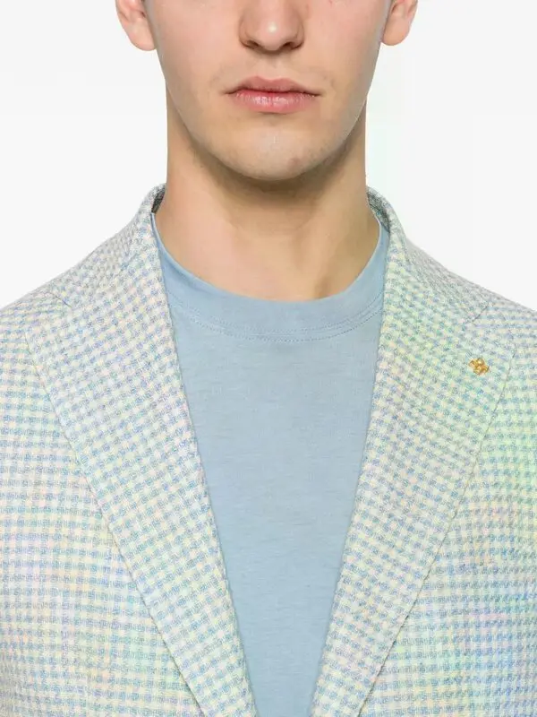 Tagliatore Houndstooth Single-breasted Blazer