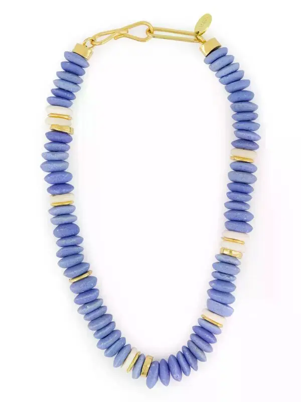 LIZZIE FORTUNATO Laguna Bead Necklace - Blue