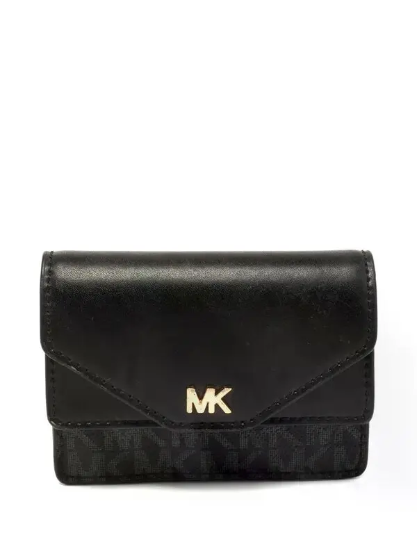 Michael Kors Logo-pattern Card Case - Black