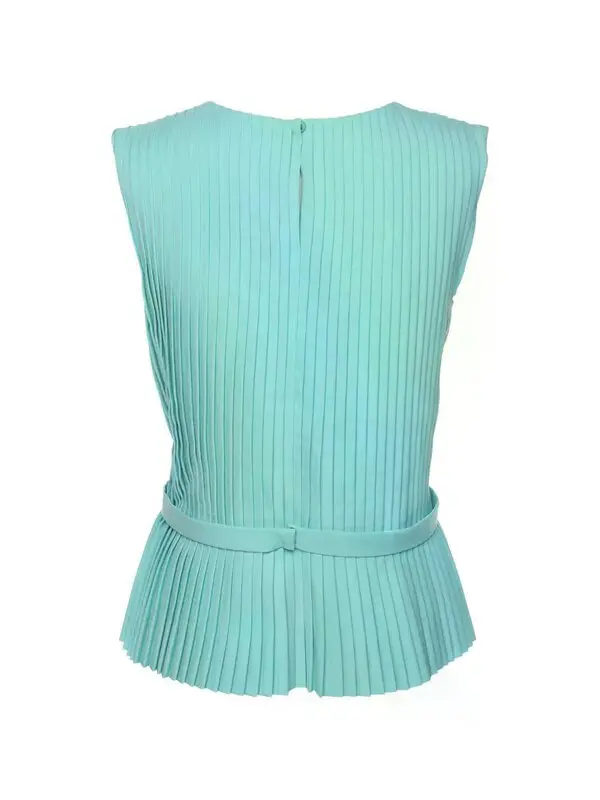 Roberto Cavalli Pleated Belted Top
