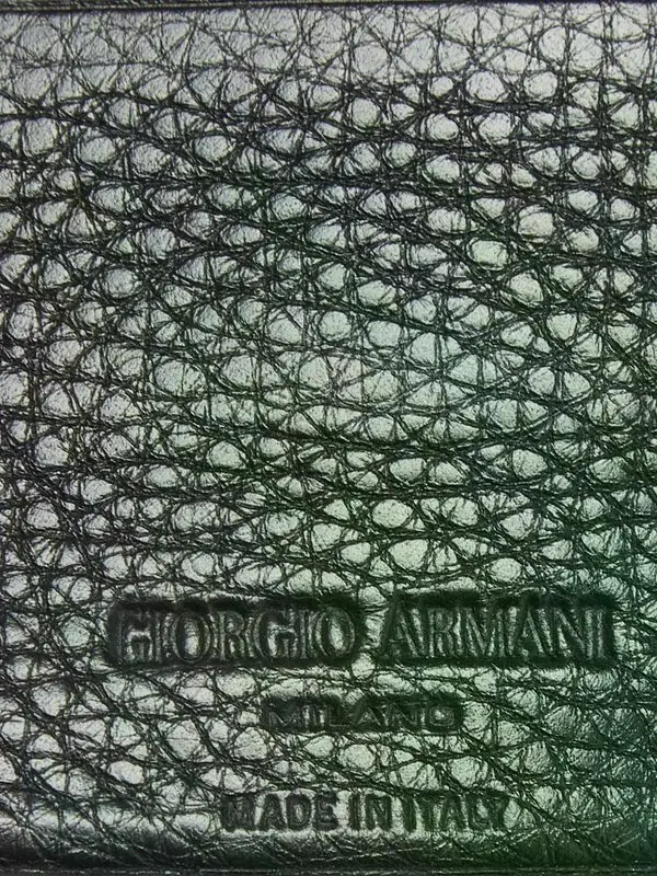 Giorgio Armani Leather Bifold Wallet