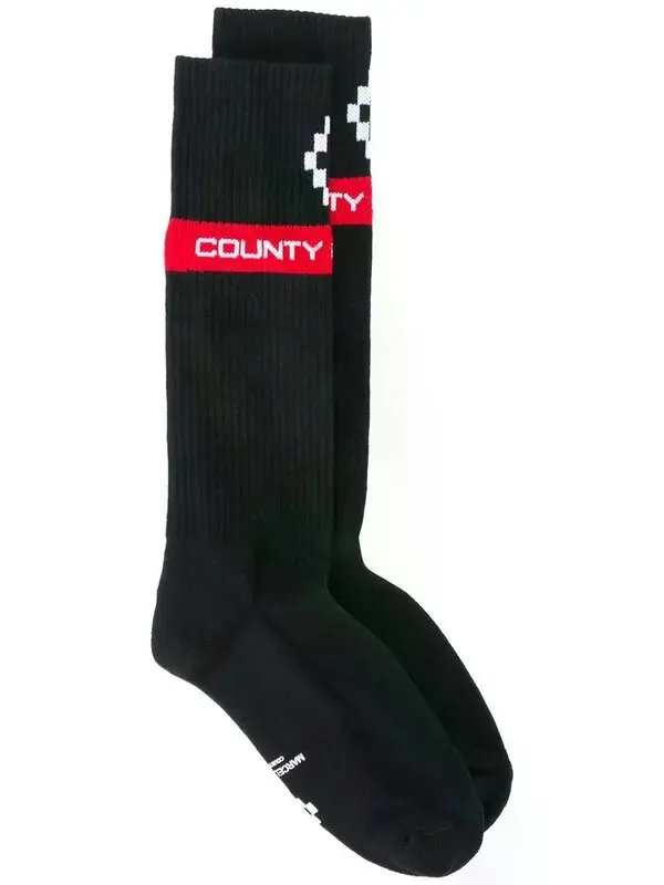 COUNTY OF MILAN Wiskokar Socks - Black