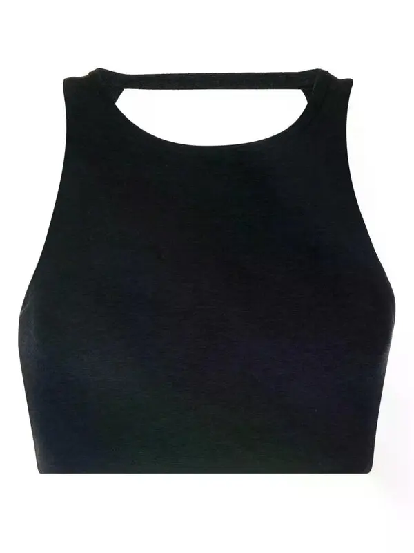 Beyond Yoga Open-back Racerback Bra - Black