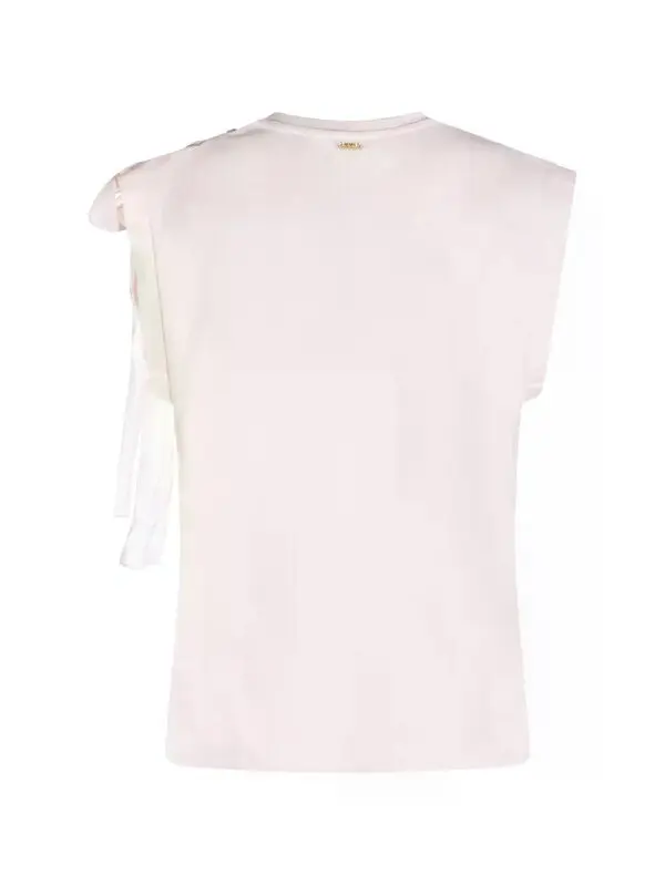 TWINSET Bow-detail T-shirt - Pink