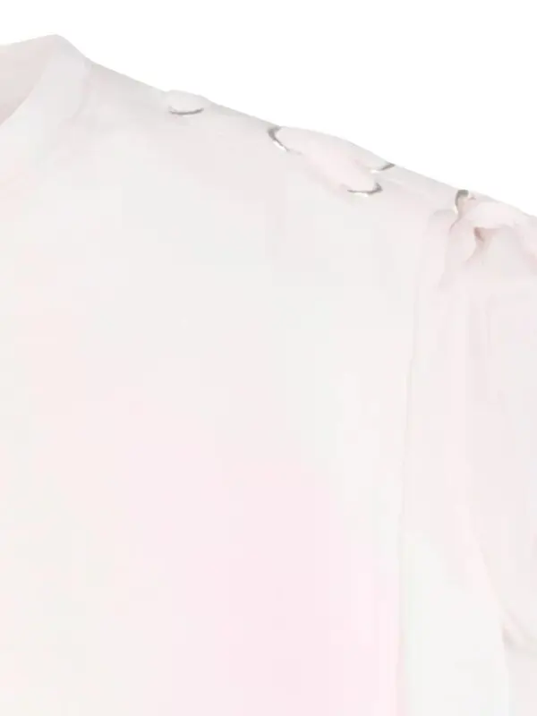 TWINSET Bow-detail T-shirt - Pink