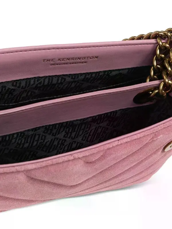 Kurt Geiger Kensington Quilted Shoulder Bag - Pink
