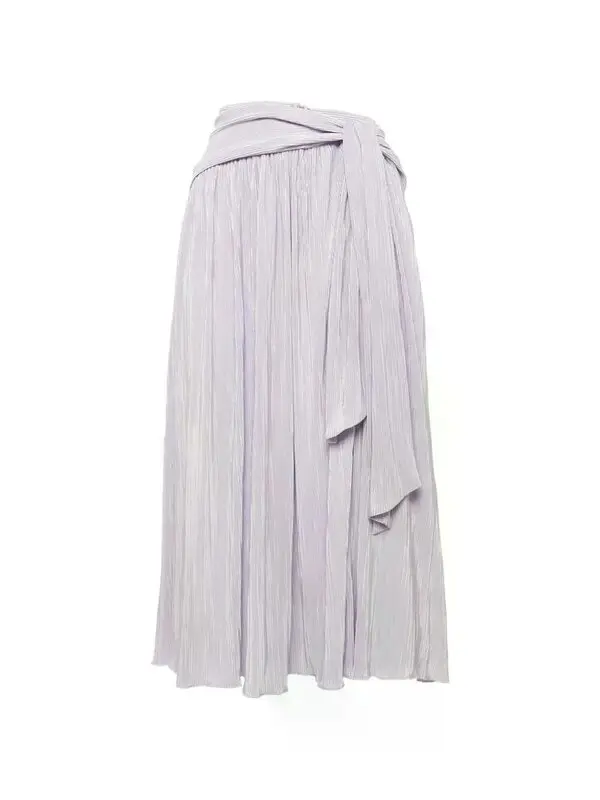 Simkhai Lurex Knotted Skirt