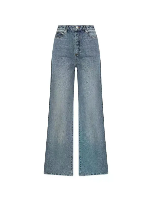 Officine Générale Flared Organic Cotton Denim Jeans