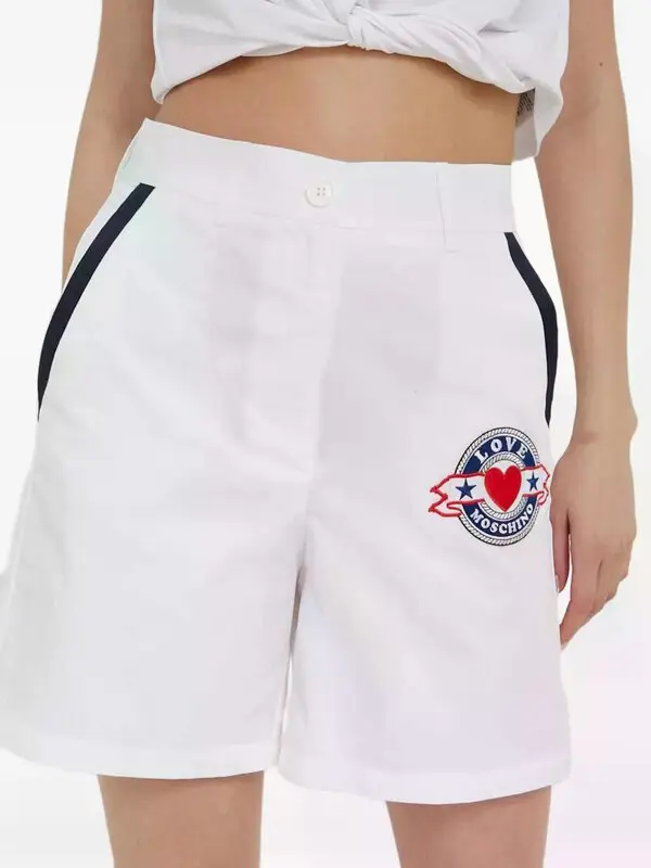 Moschino Logo-embroidered Shorts