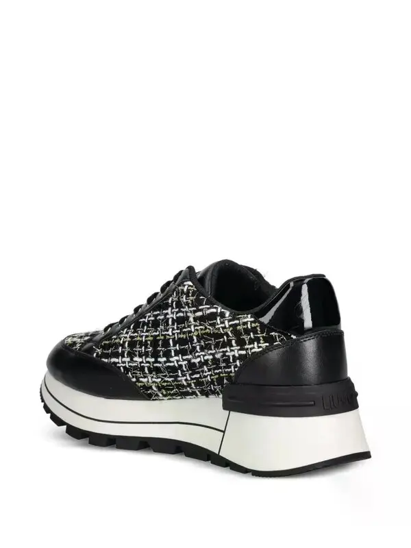 Liu Jo Crystal-appliqué Tweed Sneakers