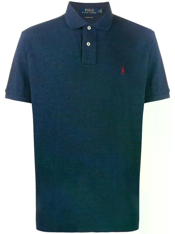 Polo Ralph Lauren Contrast Logo Polo Shirt - Blue