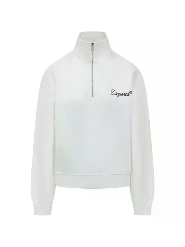 Dsquared2 Zip-up High-neck Sweater