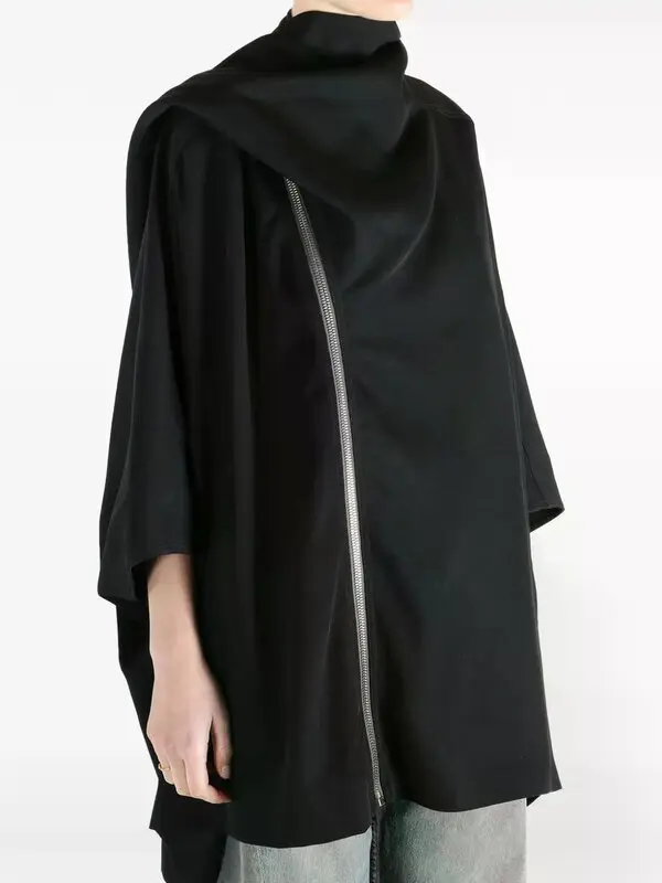 Rick Owens Zip Funnel-neck Jacket