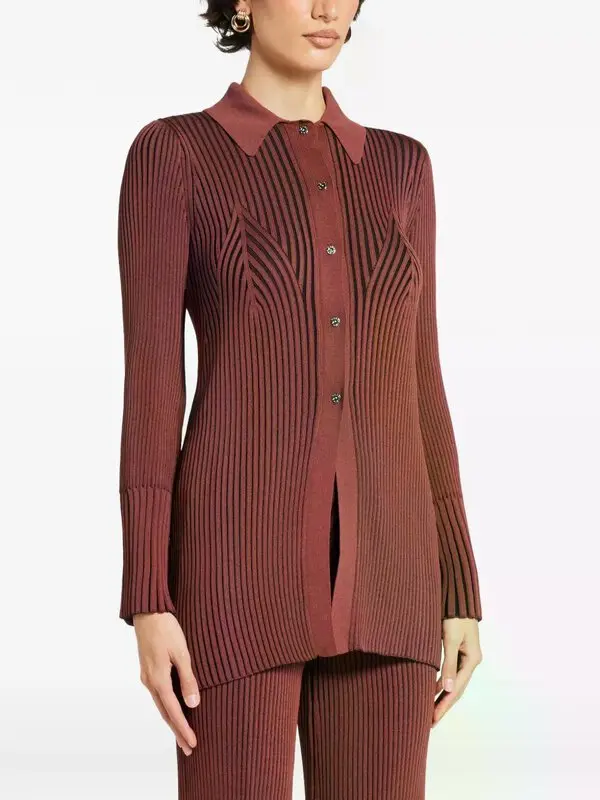 SIMONMILLER Palo Ribbed Buttoned Shirt