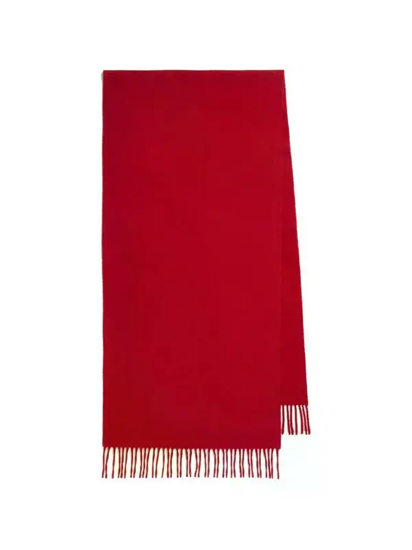 TOTEME Fringed-edge Scarf - Red