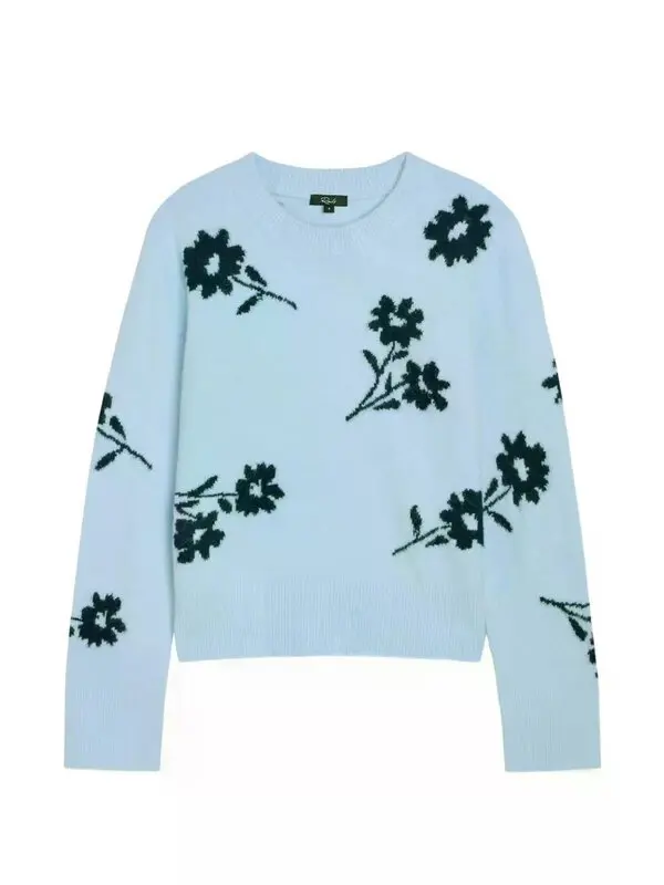 Rails Anise Floral Sweater - Blue