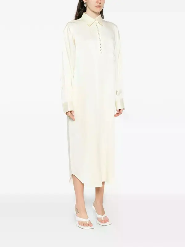 Stella McCartney Button Pocket Midi Dress