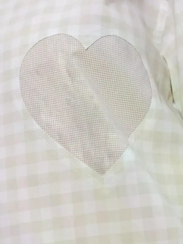 Moschino Heart-motif Check-pattern Shirt