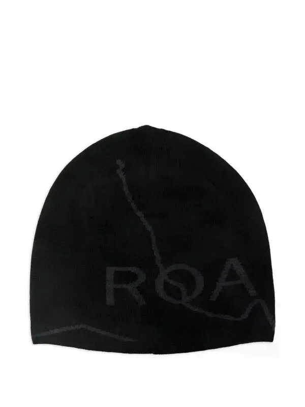 ROA Logo-detail Beanie - Black
