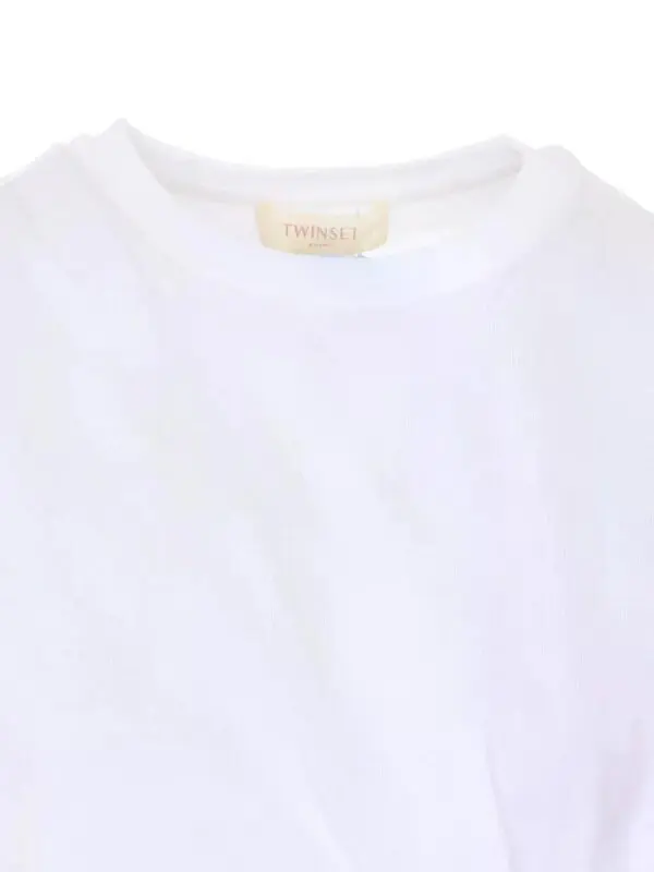 TWINSET Plaque Ruffle T-shirt