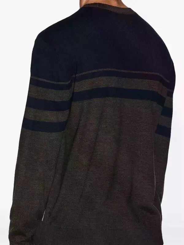 Armani Exchange Striped Crew-neck Sweater