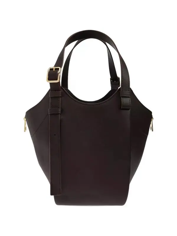 Loewe Hammock Flip Leather Tote Bag
