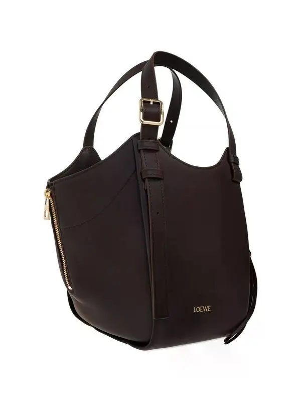 Loewe Hammock Flip Leather Tote Bag