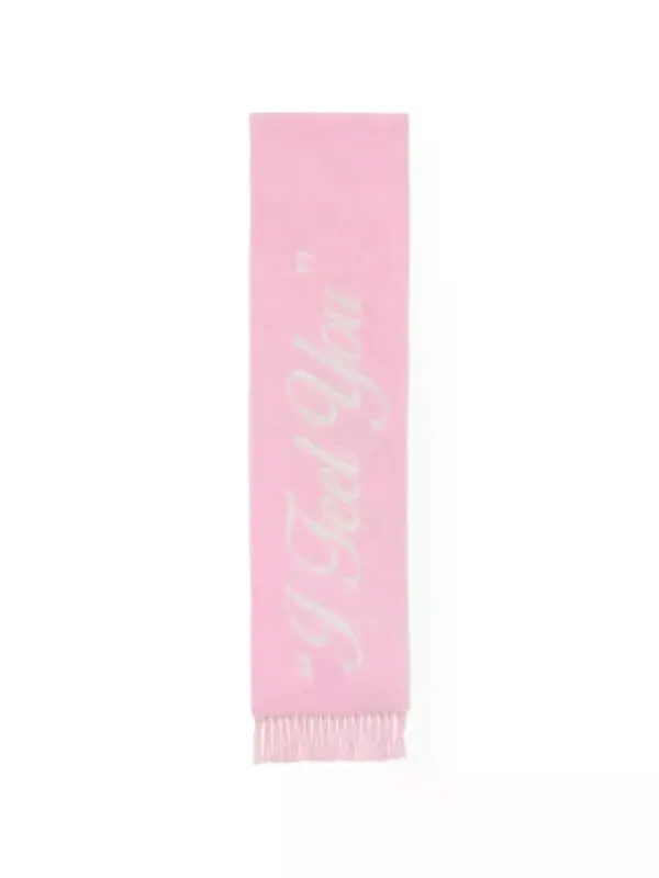 Acne Studios Fringed Scarf - Pink