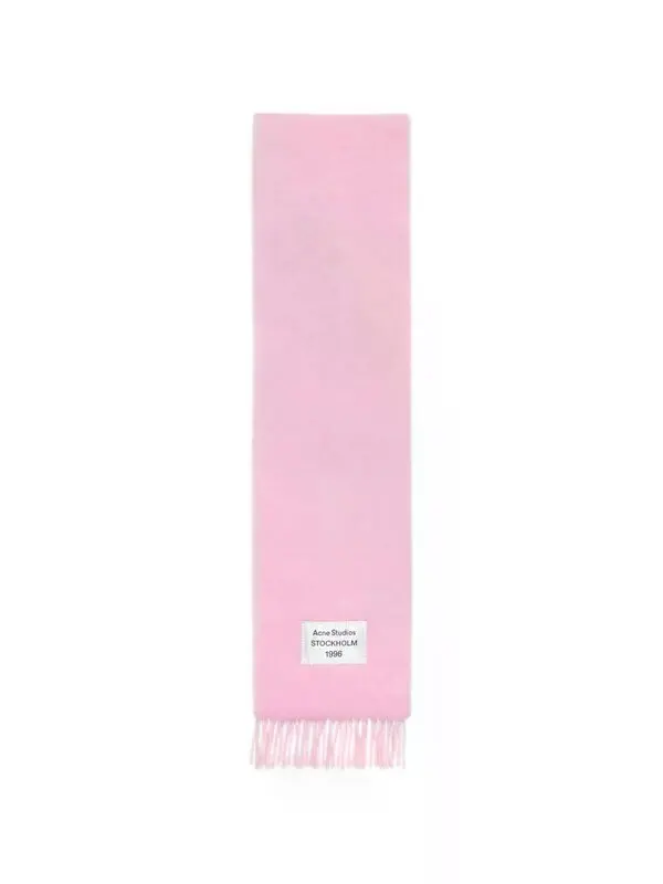 Acne Studios Fringed Scarf - Pink