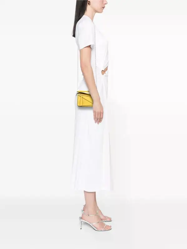 Loewe 2020 Nano Calfskin Puzzle Satchel - Yellow