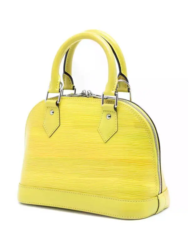 LOUIS VUITTON 2013 Epi Alma Bb Satchel - Yellow